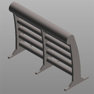 Versoleil® SunShade - Outrigger System - for Storefront