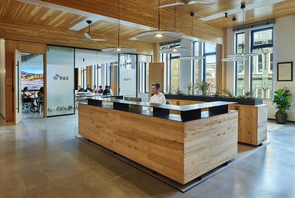 PAE Living Building - Kawneer Office Sector Projects